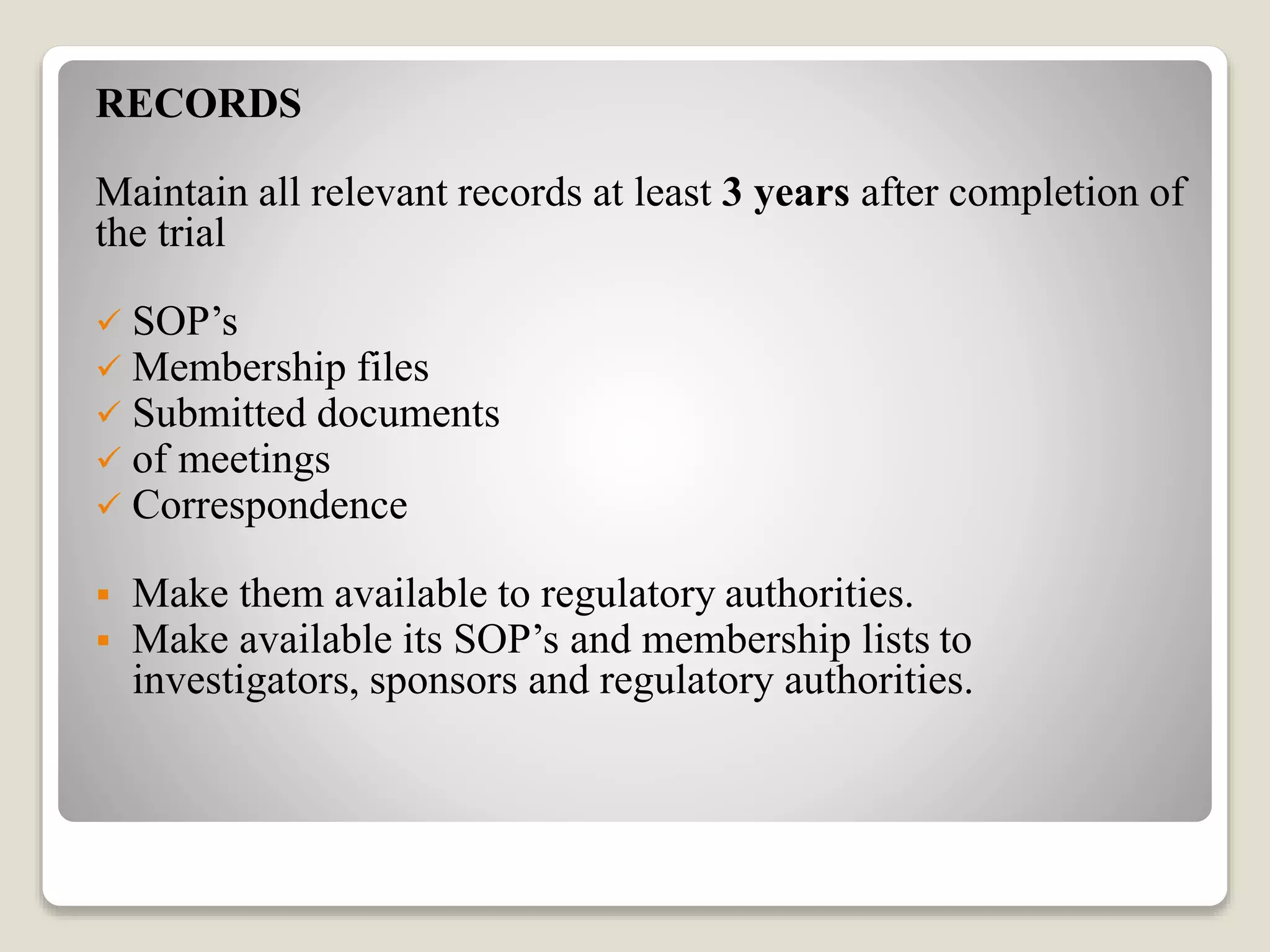 Institutional Review Board (IRB)/ Independent Ethics committee (IEC) | PPTX
