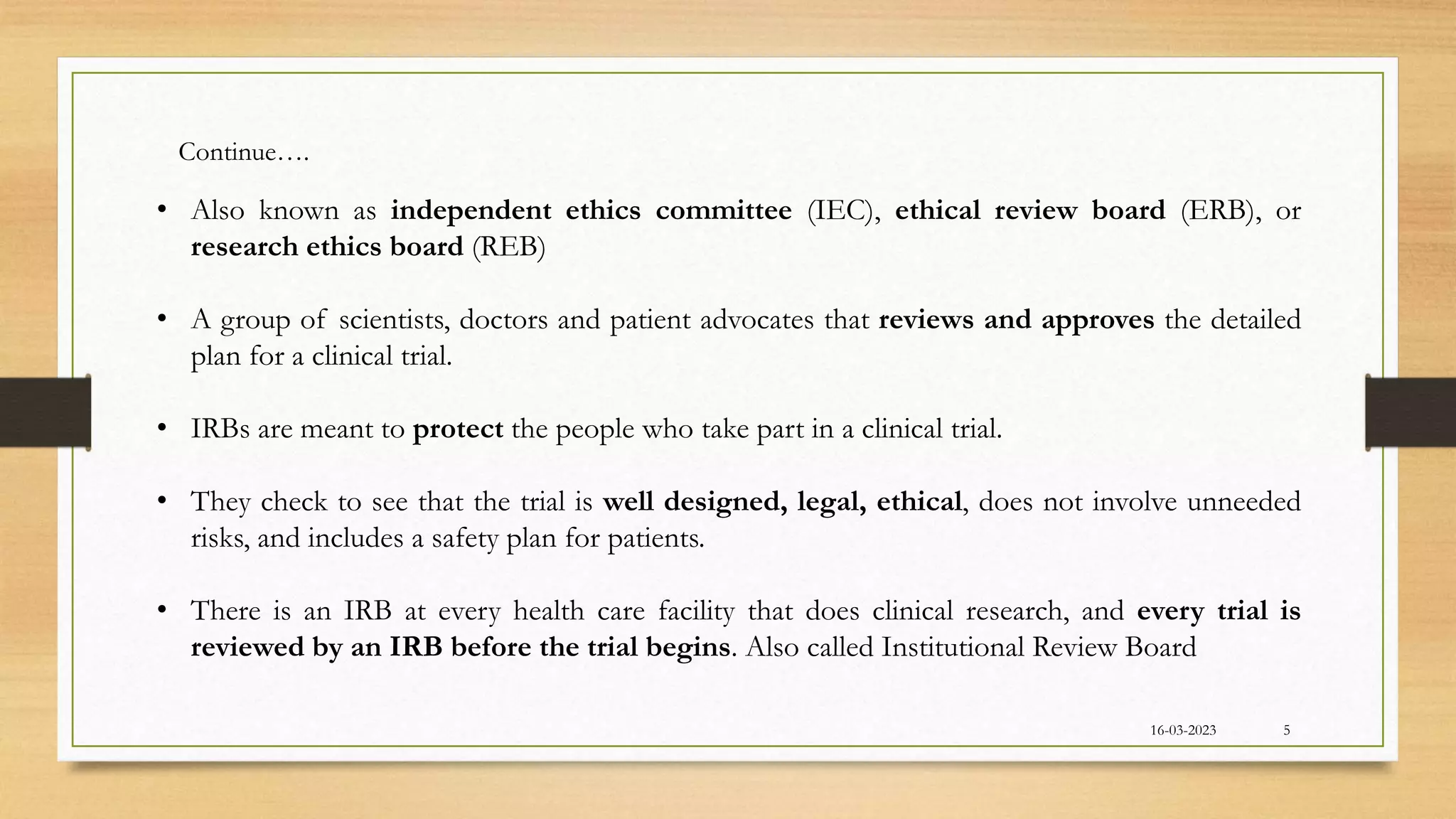 Institutional review Board (IRB) by Mr. Rushikesh Shinde.pptx