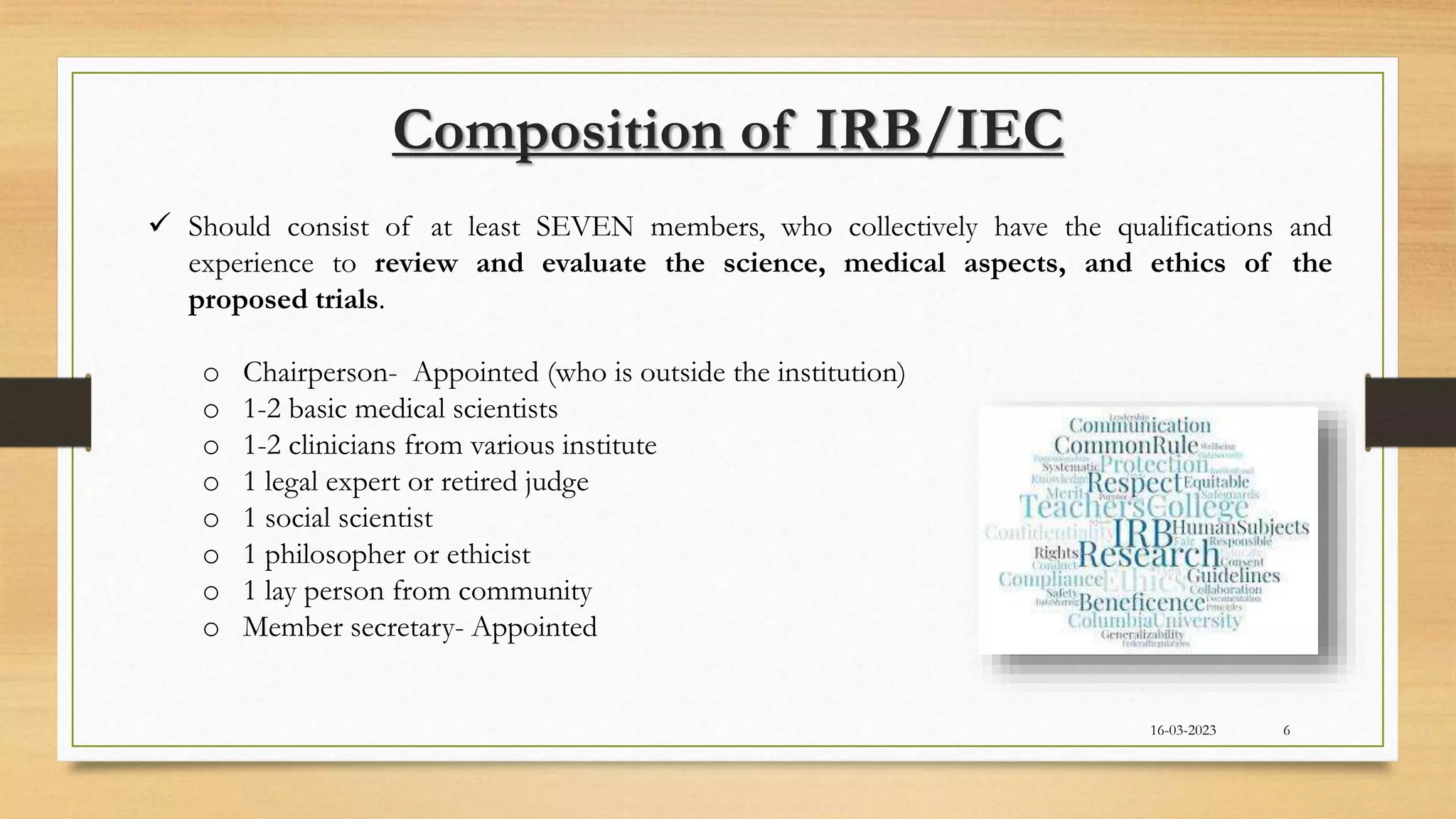 Institutional review Board (IRB) by Mr. Rushikesh Shinde.pptx