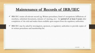 Institutional review Board (IRB) by Mr. Rushikesh Shinde.pptx