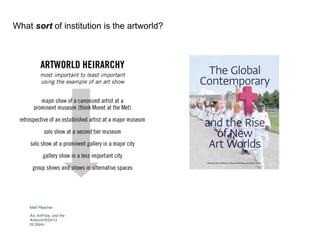 Institutional Theories of Art | PDF