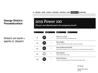 Institutional Theories of Art | PPT