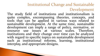 Institutional theory | PPTX
