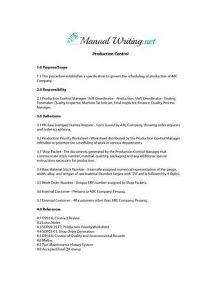 Instruction Manual Sample | PDF