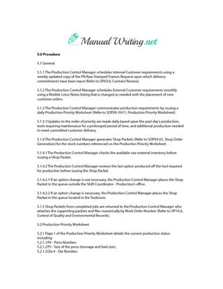 Instruction Manual Sample | PDF