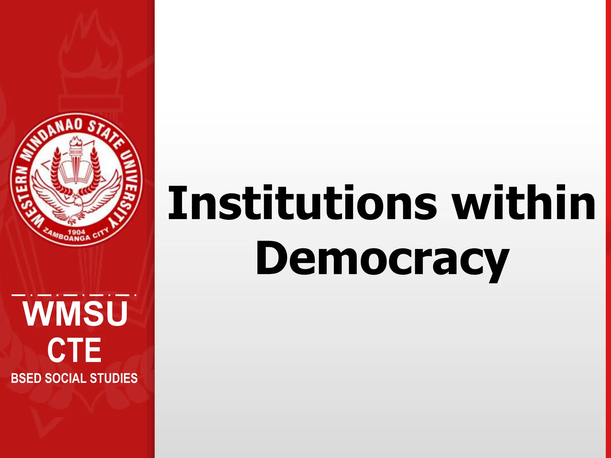 Institution of Democracy (composition of government).pptx