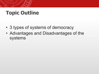 Institution of Democracy (composition of government).pptx