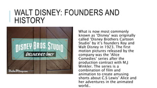 Institution research - Disney | PPT