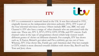 Institution research itv | PPTX