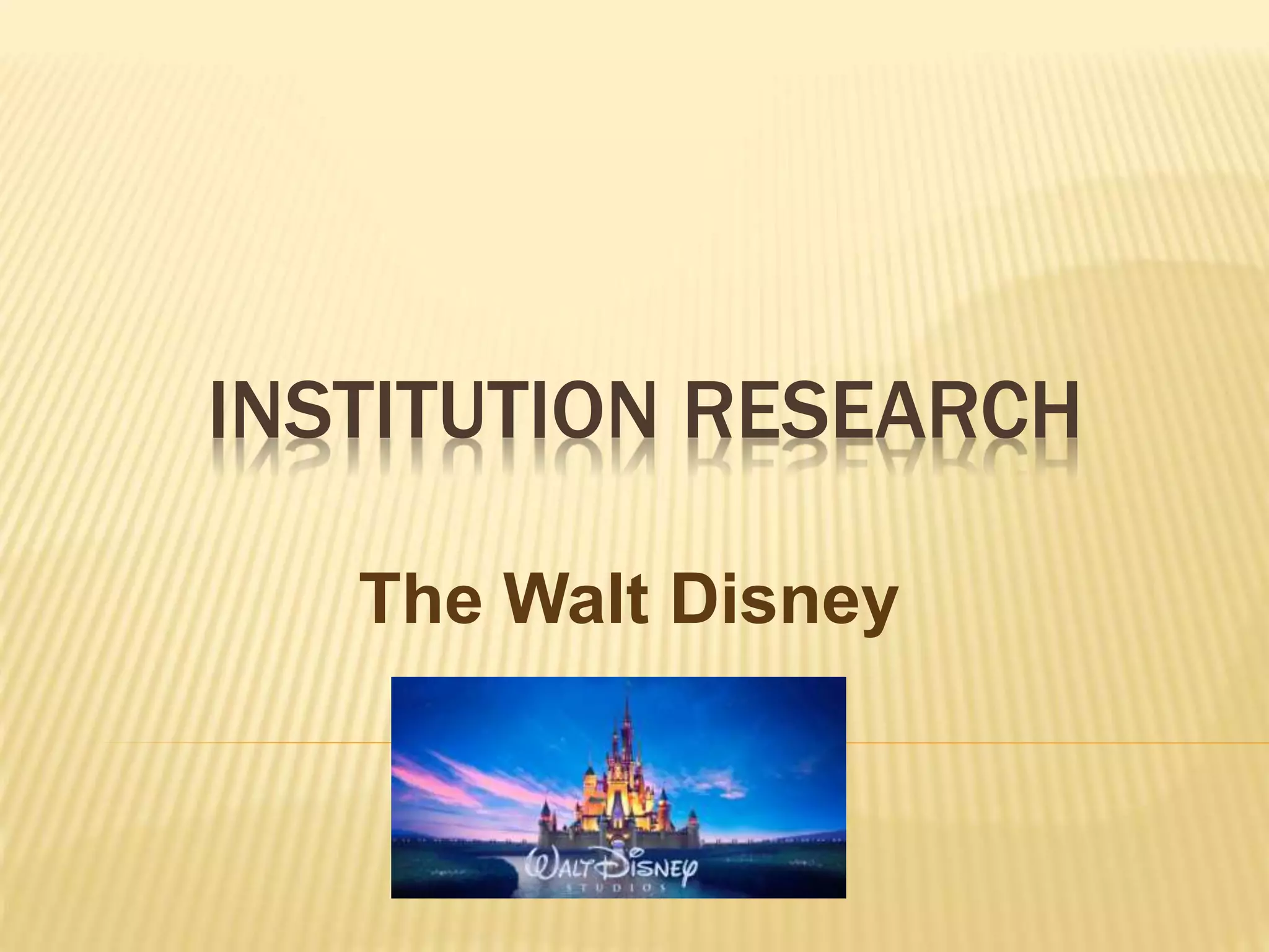 INSTITUTION RESEARCH | PPT
