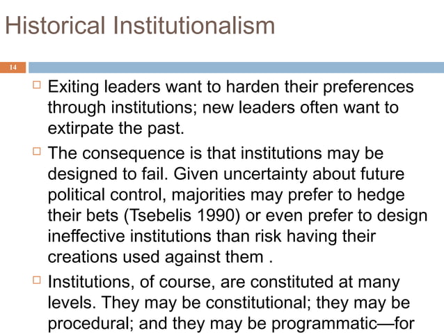 Institutions and institutional theory | PPT