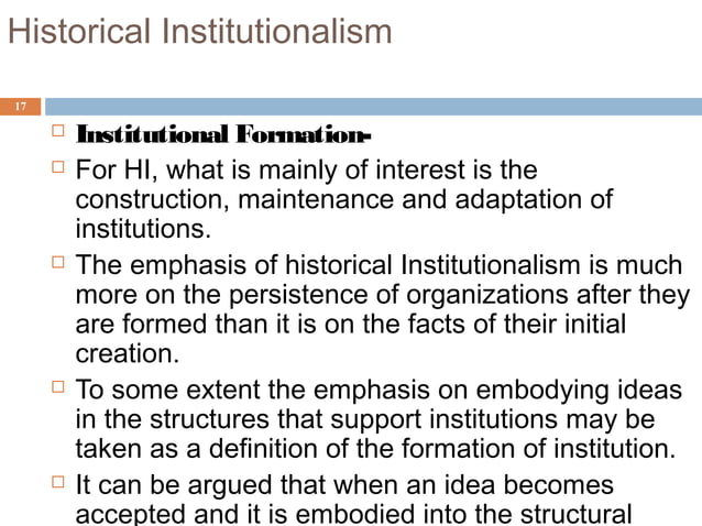 Institutions and institutional theory | PPT
