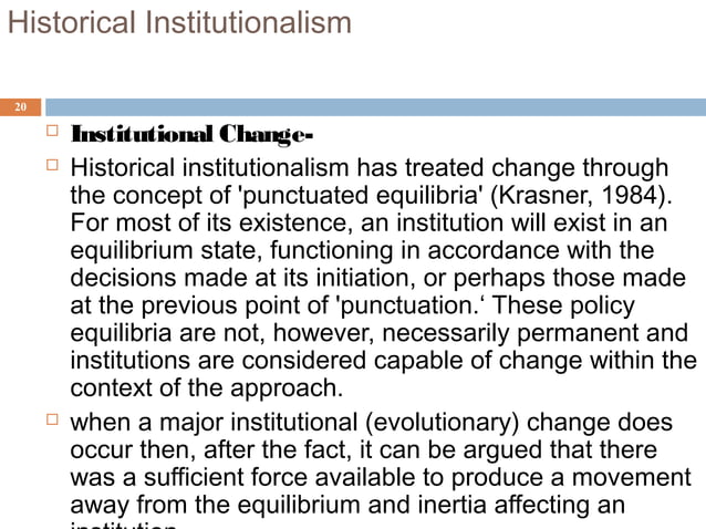 Institutions and institutional theory | PPT