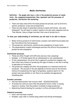 Institutions handout | DOC