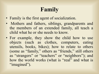 Institutions of socializations | PPTX | Parenting Children Aged 4-11 ...