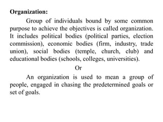 Institutions vs organisations | PPTX