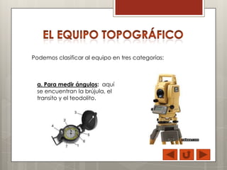 LA TOPOGRAFIA | PPTX