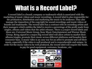 Institutions// Record Labels | PPT