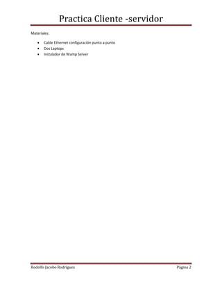 Cliente-Servidor | PDF