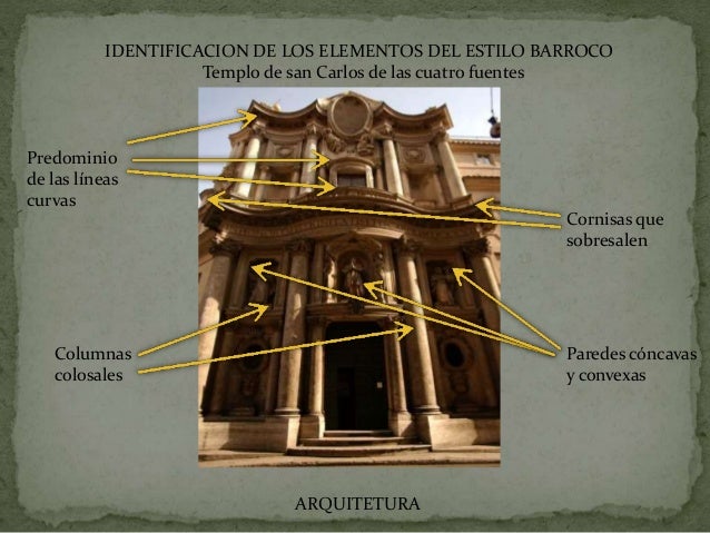 elementos del barroco