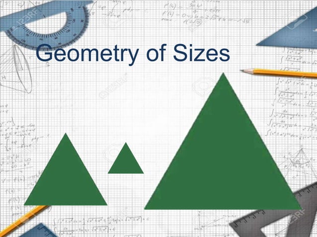 Geometry in sizes and shapes | PPTX