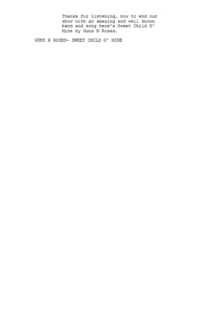 Instore radio script | PDF