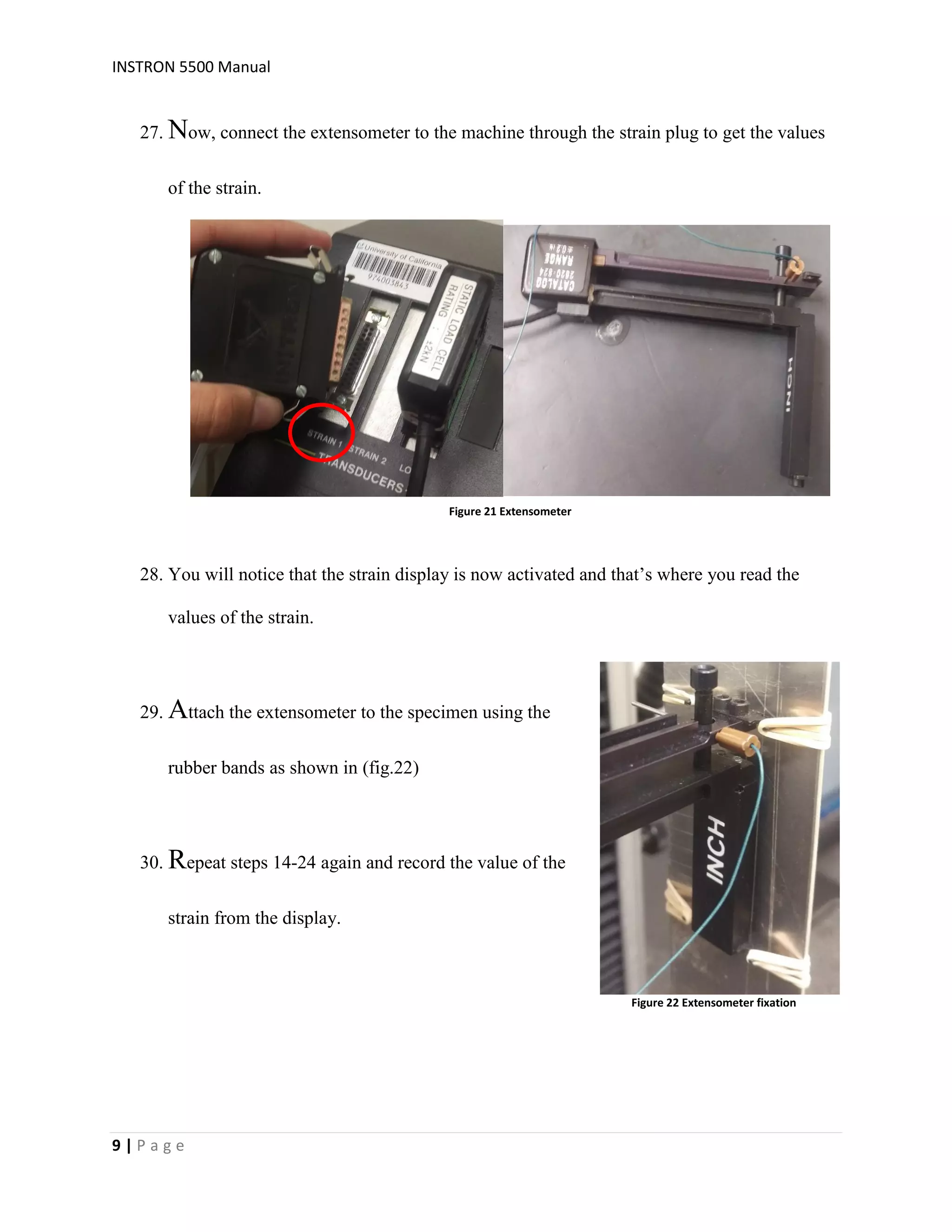 Instron 5500 Test Manual | PDF