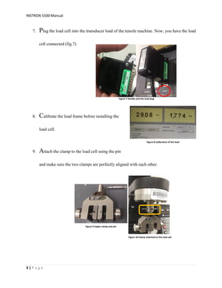 Instron 5500 Test Manual | PDF