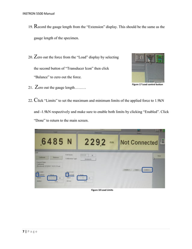 Instron 5500 Test Manual | PDF | Physics | Science