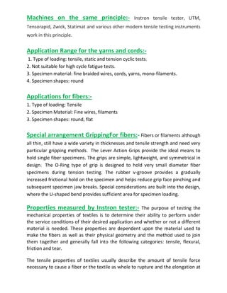 Instron machine | PDF