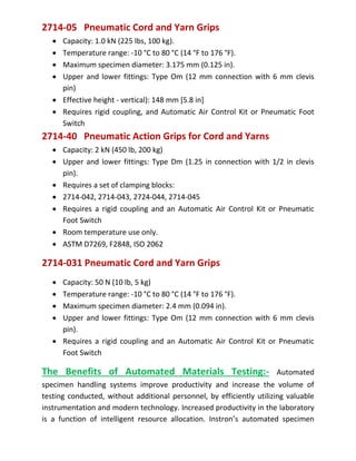 Instron machine | PDF