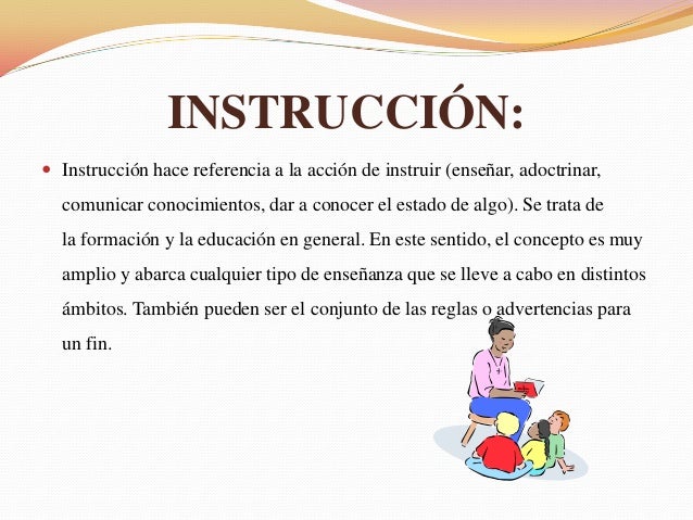 Instruccion