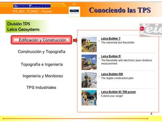 Instruccion E.T. Leica Tps 400 | PPT