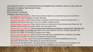 Instrucciones basicas-para-c++ | PPTX