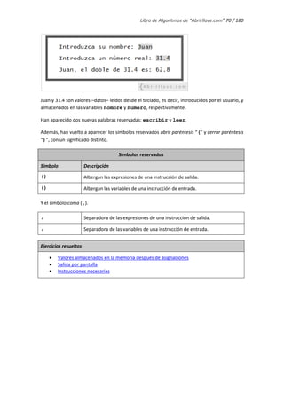 Instrucciones primitivas en pseudocódigo | PDF | Programming Languages | Computing