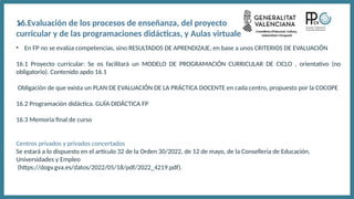 Instrucciones Fp gva . Ciclos Formativos Comunidad Valenciana | PPTX