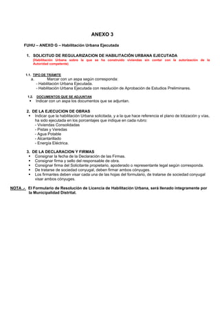 Instrucciones llenado formularios_habilitaciones_urbanas | PDF