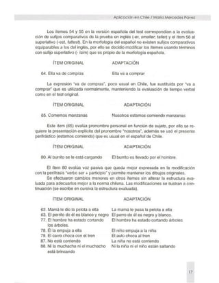 Instrucciones (tecal). Teste para la comprensión auditiva del lenguaje ...