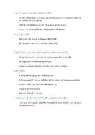 Instrucciones Transact S Q L | PDF