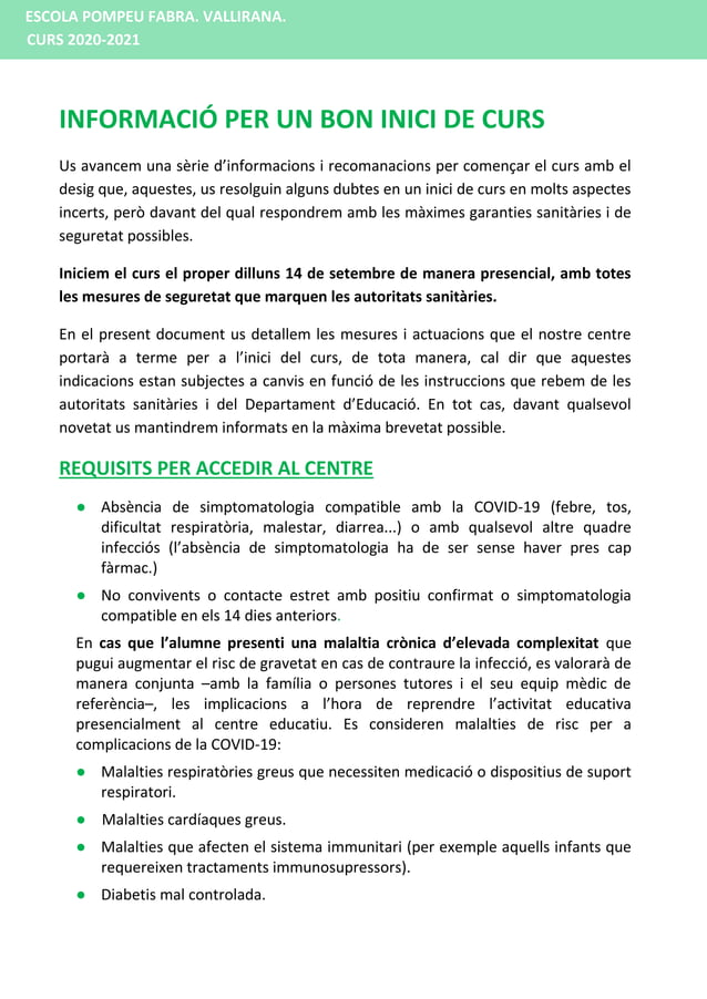 Instruccions inici-de-curs-def | PDF