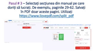 INSTRUCȚIUNI GRUP DE LUCRU DIGITALIZAREA MANUALELOR.pptx