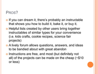 Instructables | PPTX