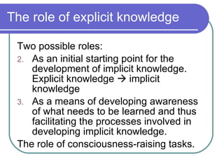 Instructed Language Learning | PPT