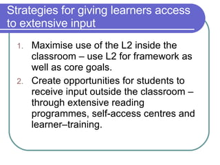 Instructed Language Learning | PPT