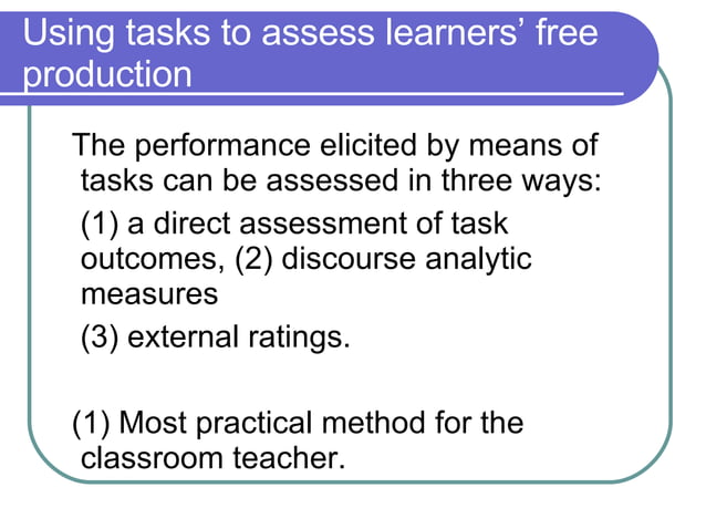 Instructed Language Learning