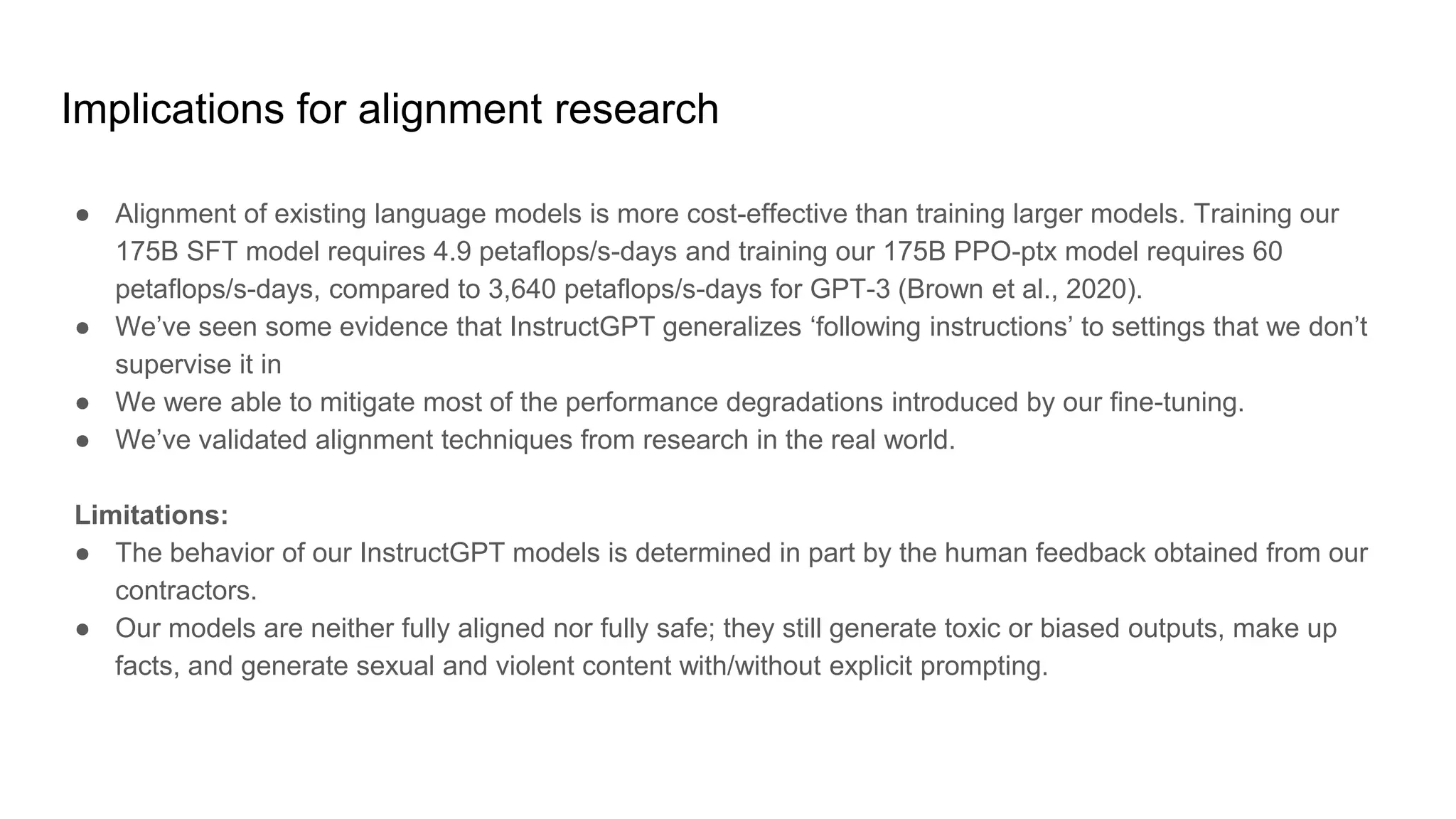 InstructGPT: Follow instructions with human feedback | PPTX