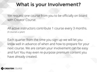 Creator Course Instructor Invitation | PPT