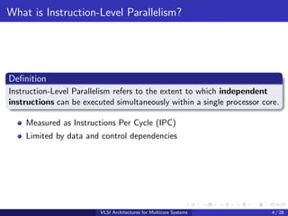 Instruction-Level Parallelism in Processors | PDF