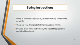 Instruction Set Of 8086 DIU CSE | PPTX | Operating Systems | Computer ...