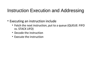 Instruction addressing and execution | PPT